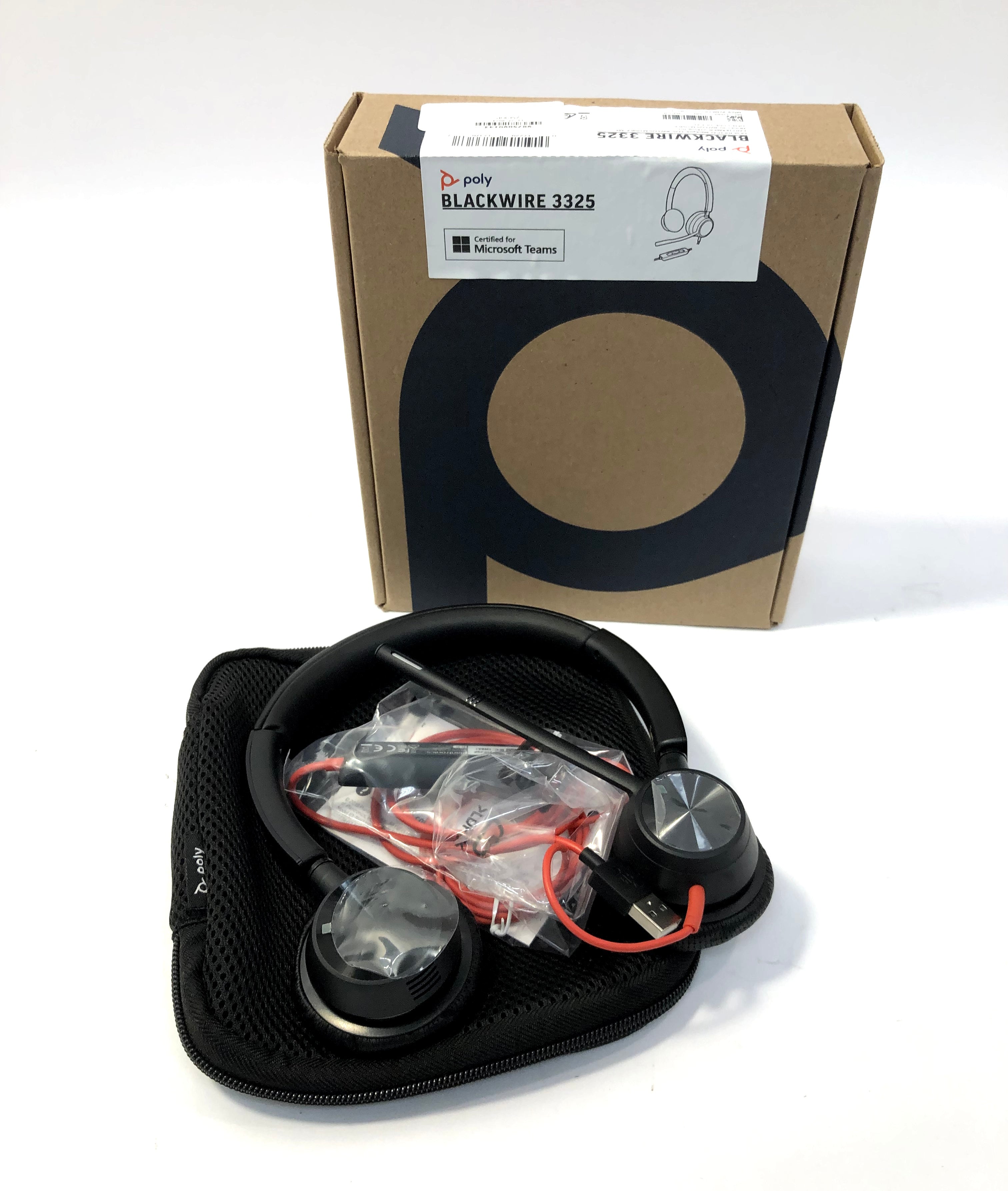 Plantronics - Blackwire 3325 - Wired, Dual-Ear (Stereo) Headset with B ...